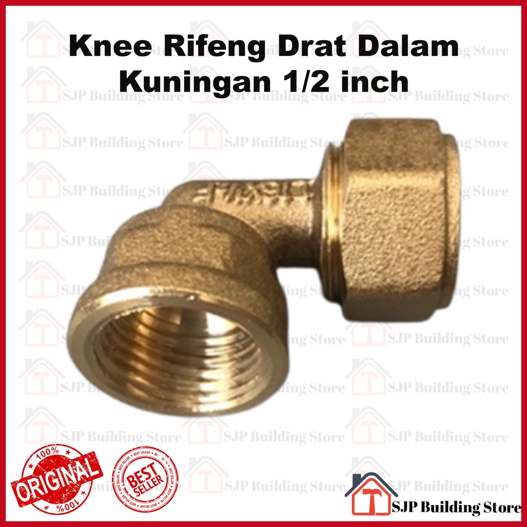 Jual PROMO!!! Knee Drat Dalam Air Panas Rifeng KDD Elbow L 1/2 Inch | Knie rifeng drat dalam ...