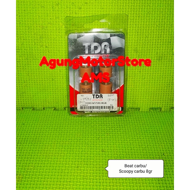 Jual ROLLER HONDA BEAT OLD / SCOOPY KARBU MERK TDR 8 Gram | Shopee ...