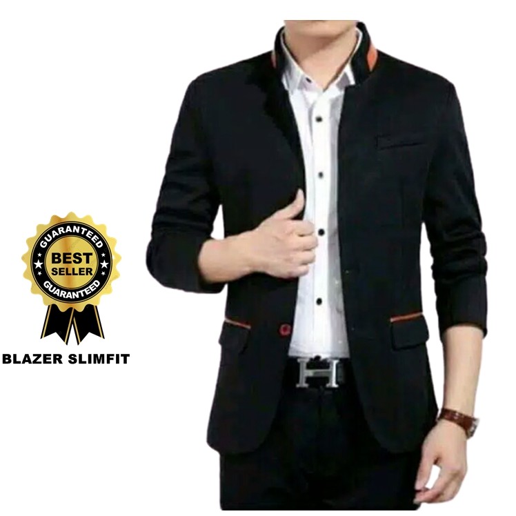 Jual JAS BLAZER PRIA SLIMFIT FORMAL GAYA MODERN BAHAN PREMIUM ORIGINAL ...