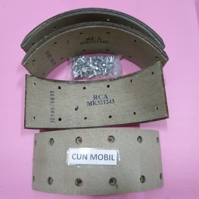 Jual Brake lining kampas rem Colt diesel PS135 Canter PS136 ban dobel ...
