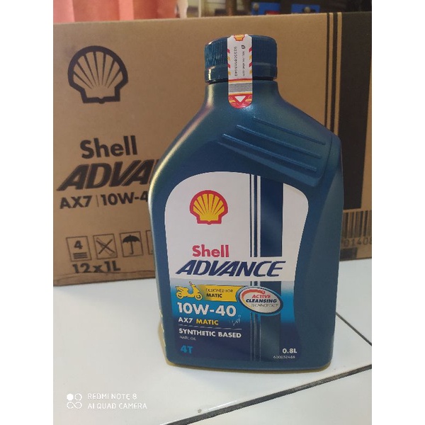 Jual Oli Shell advance matic scooter ax7 10w-40 / 10w-30 ORIGINAL ...