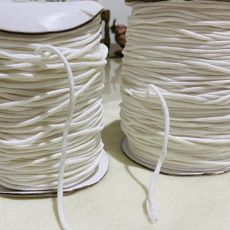 Jual tali bantal guling bulat cotton 14 yard,tali guling bulat warna ...