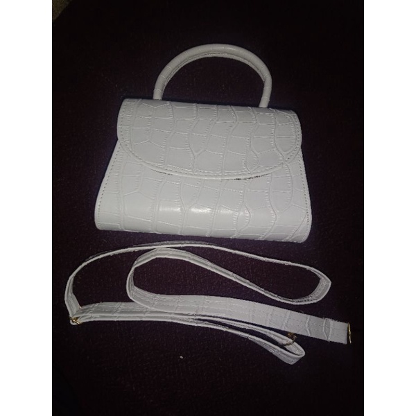 Jual TAS CROCO PUTIH | Shopee Indonesia