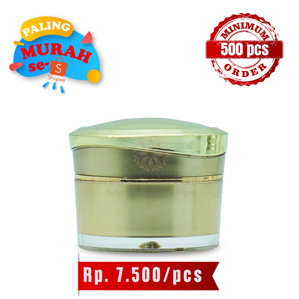 Jual Pot Cream Kanebo Jar 15gr Gold / Pot Cream Acrylic Jar / (ISI ...