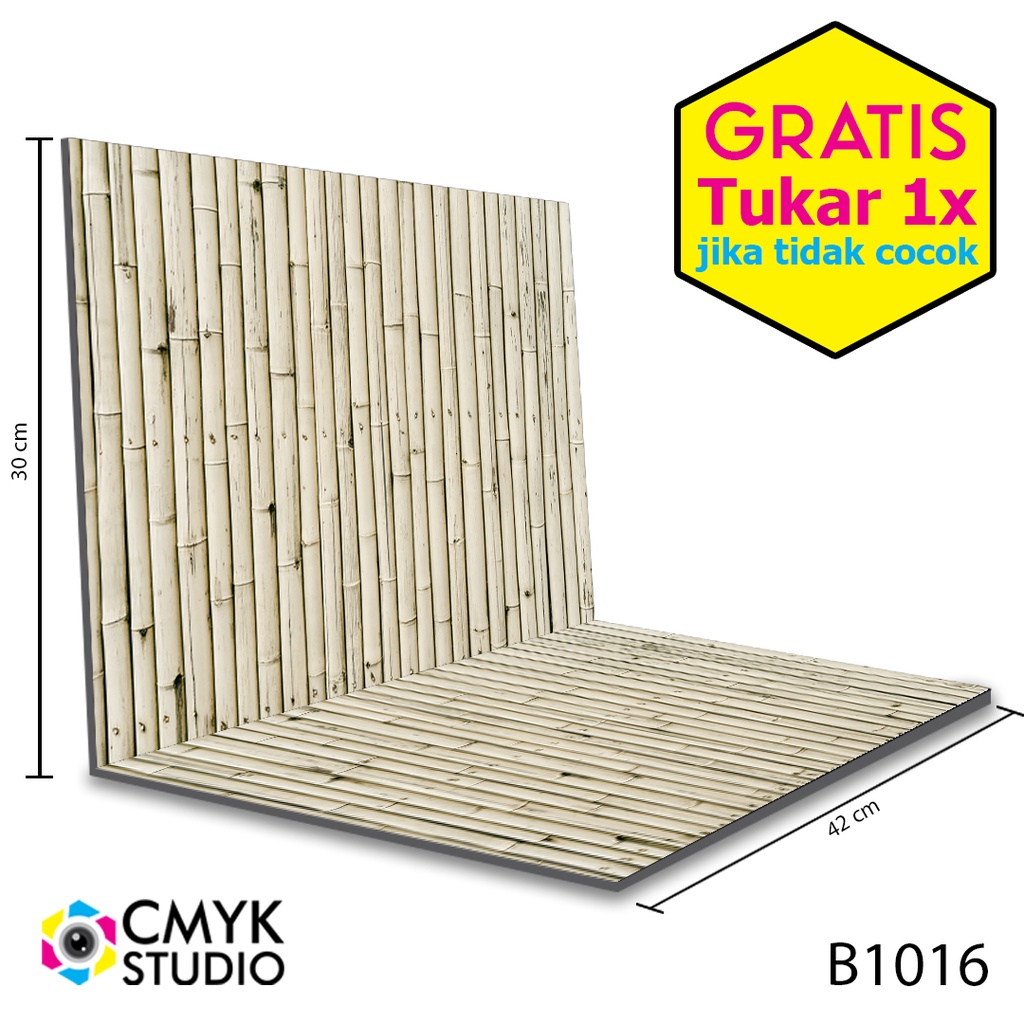 Jual Alas Foto Lipat / Background Foto Bamboo ukuran A3 (B1016) | Shopee Indonesia