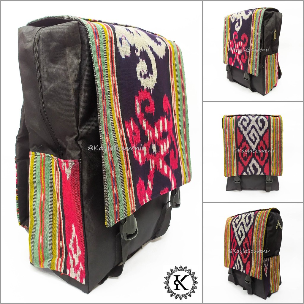 Jual Tas Ransel Tenun - Kain Etnik | Shopee Indonesia