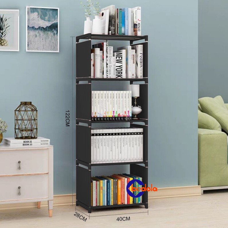 Jual Rak susun serbaguna rak buku portable lemari buku multifunsi ...