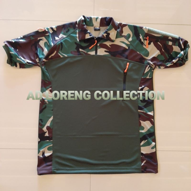 Jual KAOS BDU PREMIUM DRYFIT TNI|KAOS SCUBA LORENG MALVINAS PENDEK | Shopee Indonesia