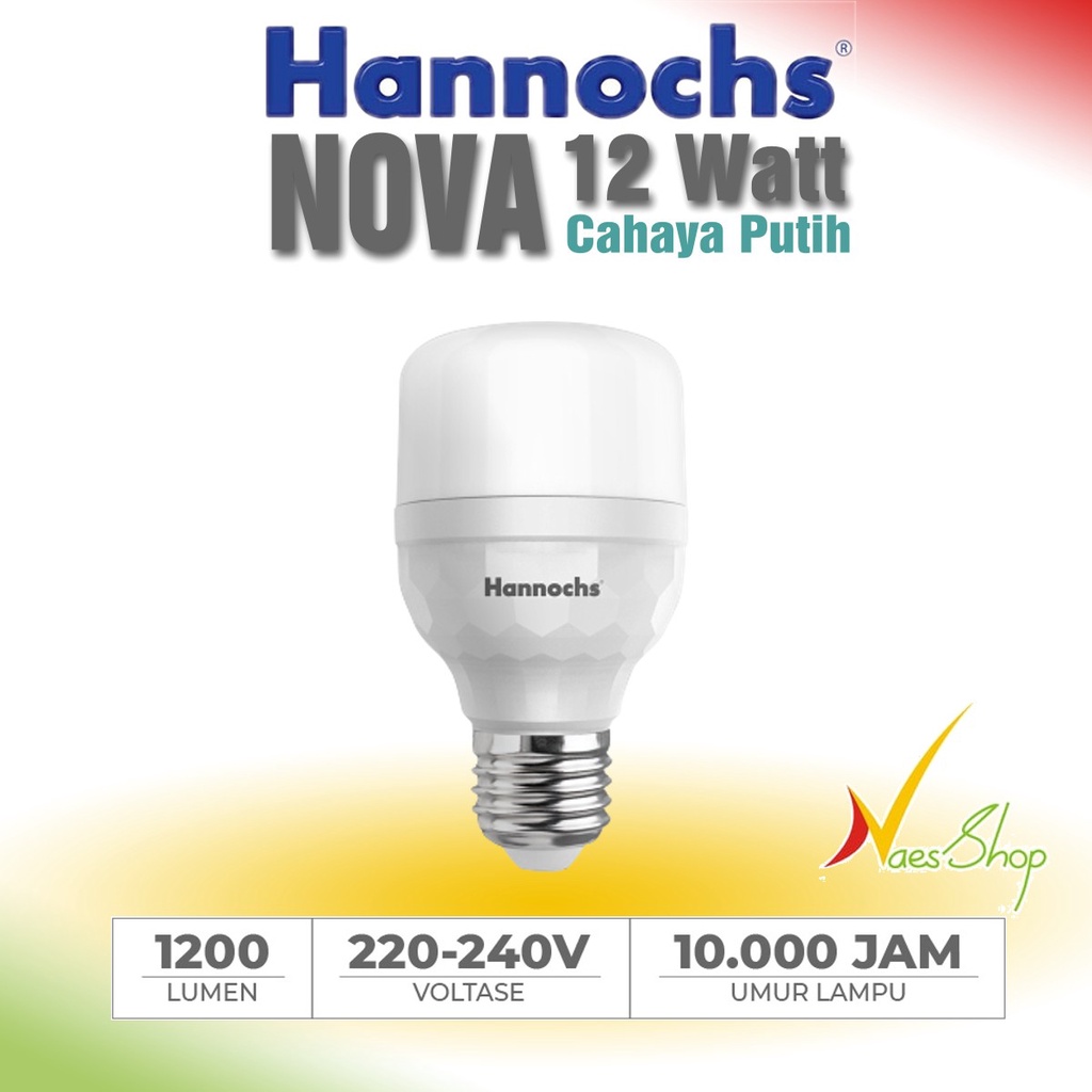 Jual Hannochs Nova Lampu LED 12 Watt / Putih /1200 Lumens | Shopee ...