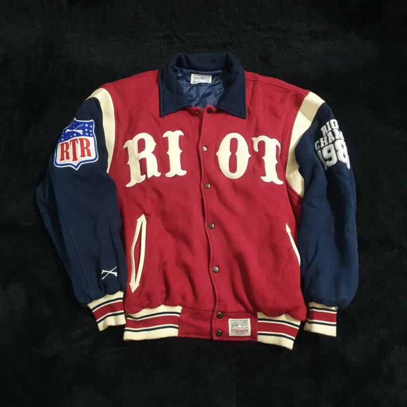 Jual JACKET VARSITY CHAMP RAW TYPE RIOT TOMCAT 2 ORIGINAL LIMITED ...