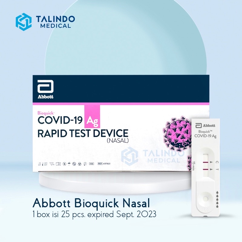 Jual READY NEW Abbott BIOQUICK NASAL Per Box isi 25 pcs | Shopee Indonesia