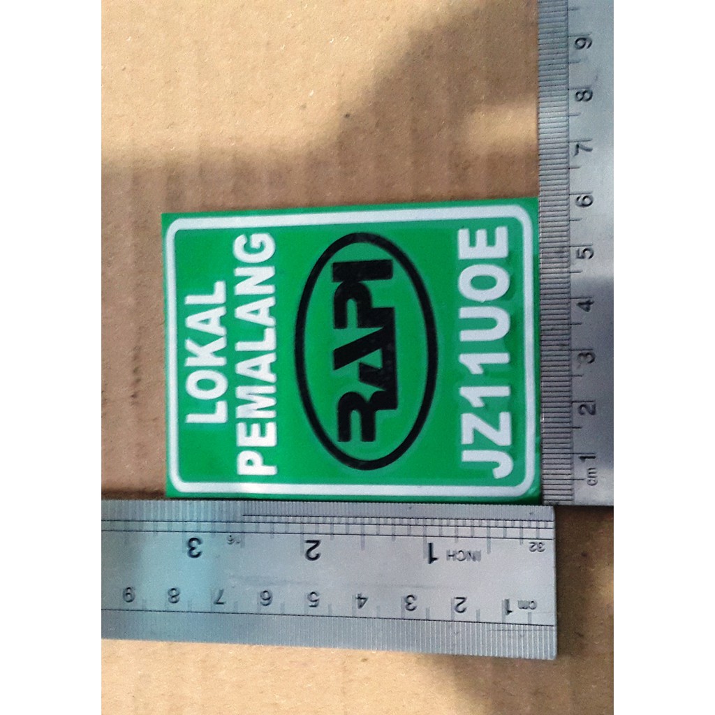 Jual LOGO CALLSIGN RAPI LOKAL.... | Shopee Indonesia