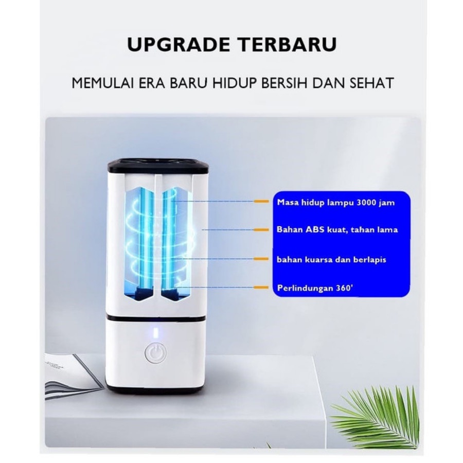 Jual Ultraviolet UV Sterilisasi LED Light Disinfektan Germicidal Lampu Ozon | Shopee Indonesia