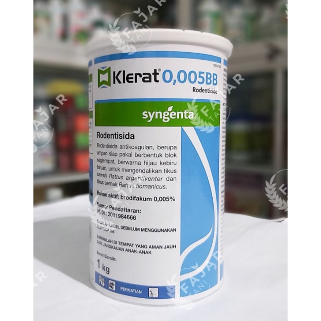 Jual Racun Tikus Klerat 0.005 BB kemasan 1 kg - Syngenta | Shopee Indonesia