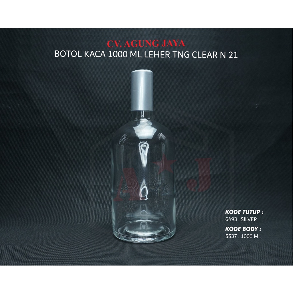 Jual Botol Kaca 1 L/ Botol Kaca Flexyble/Botol Vco /Botol Wine/ Botol ...