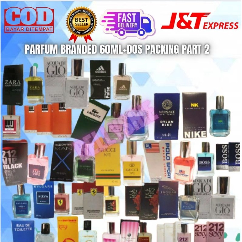 Jual Parfum Branded 60ML PART2 ( Bonus Dus Parfum ) Banyak Pilihan ...