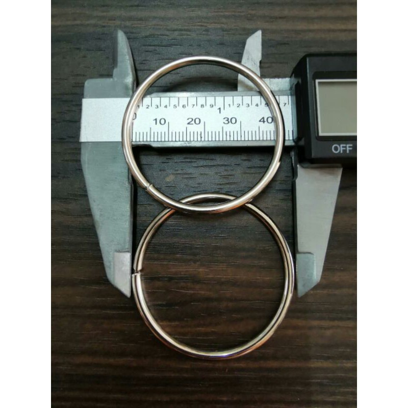 Jual ring bulat 02,6-39 / ring O besi 4cm nikel / 100pcs | Shopee Indonesia