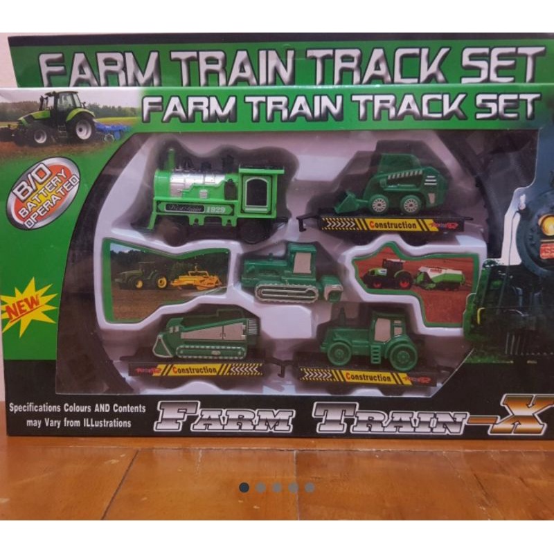 Jual Mainan Set Kereta Api Angkut Traktor- Mainan Kereta Angkut ...