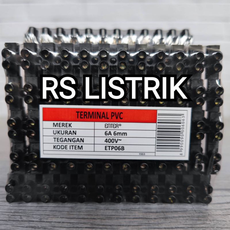 Jual TERMINAL KABEL HITAM KRUSTIN 6MM 6A BAGUS KUNINGAN | Shopee Indonesia