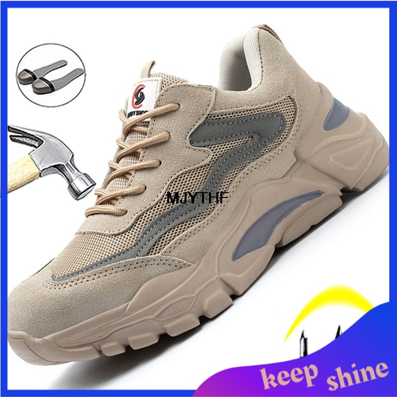 Jual Sepatu Safety Pria Import New Safety Shoes For Men Women Steel Toe ...