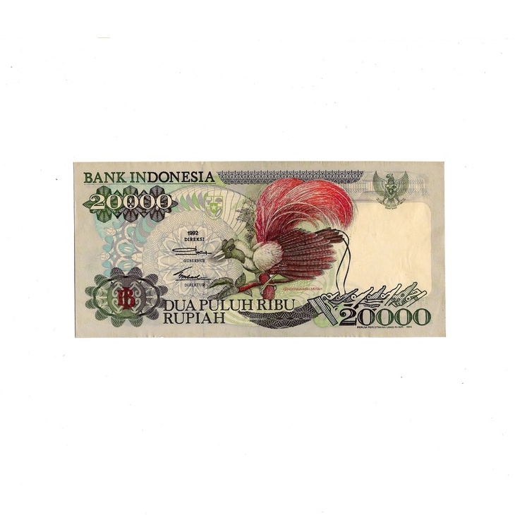 Jual Uang kuno Indonesia 20000 Rupiah Emisi 1992 | Shopee Indonesia