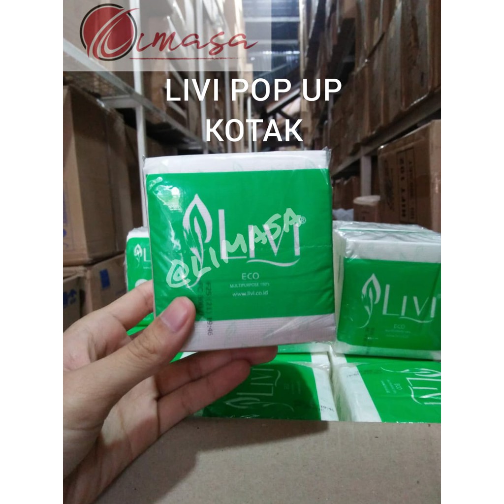 Jual Tissue Livi Eco Multipurpose Pop Up Tissu Tisu Meja Makan | Shopee ...