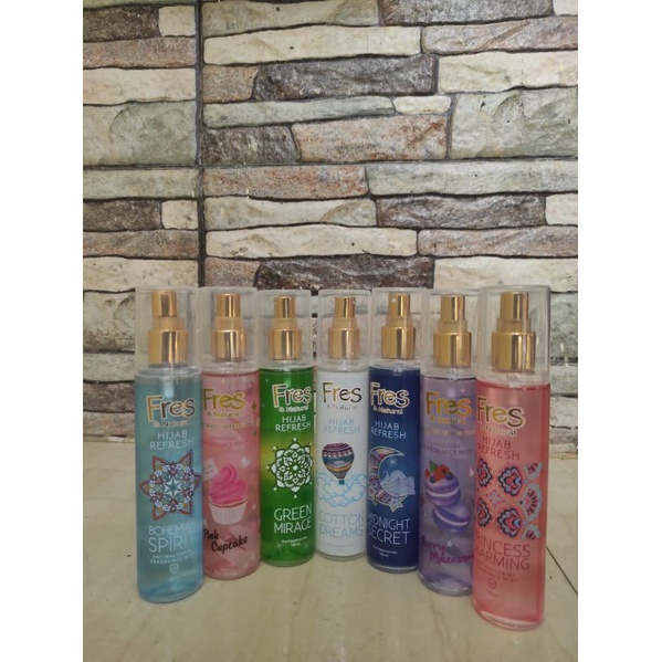 Jual Fresh & Natural Hijab Refresh Body Mist Spray Parfume 100 ml ...