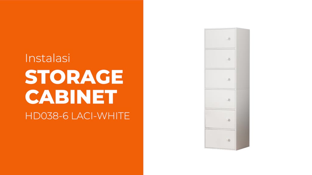 Jual Homedoki Kabinet penyimpanan kayu / lemari kabinet / 4/5/6-Tier ...