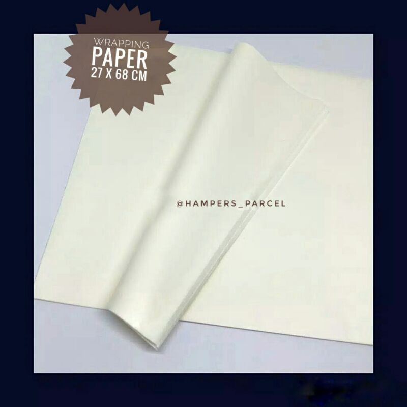 Jual KERTAS HAMPERS | WRAPPING PAPER PANJANG 22x69 cm | Shopee Indonesia