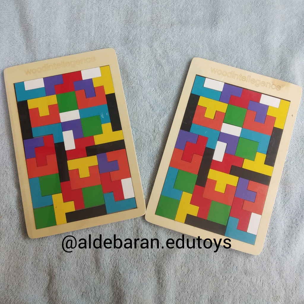 Jual RUSSIAN BLOCK WOOD INTELLIGENCE TETRIS | Shopee Indonesia