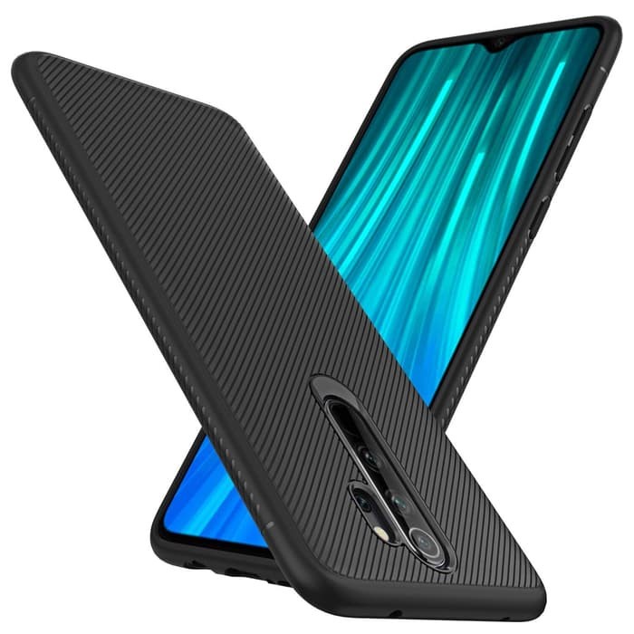 Jual CASE XIAOMI REDMI NOTE 8 8 PRO SLIM FIT CASE CARBON FIBER ANTI ...