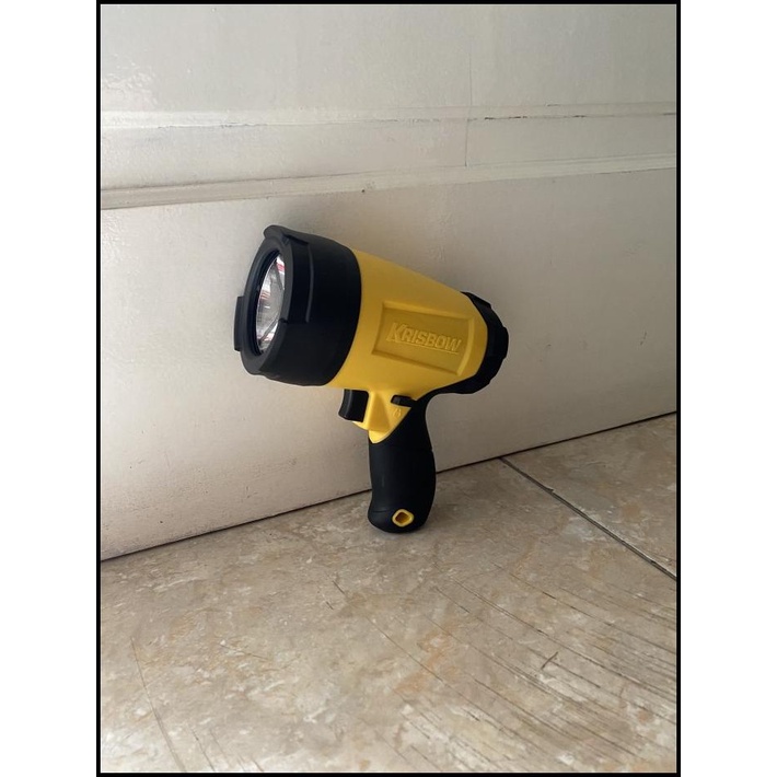 Jual Senter Worklight Rechargeable Led 350 Lumen Krisbow Senter Led 300 ...