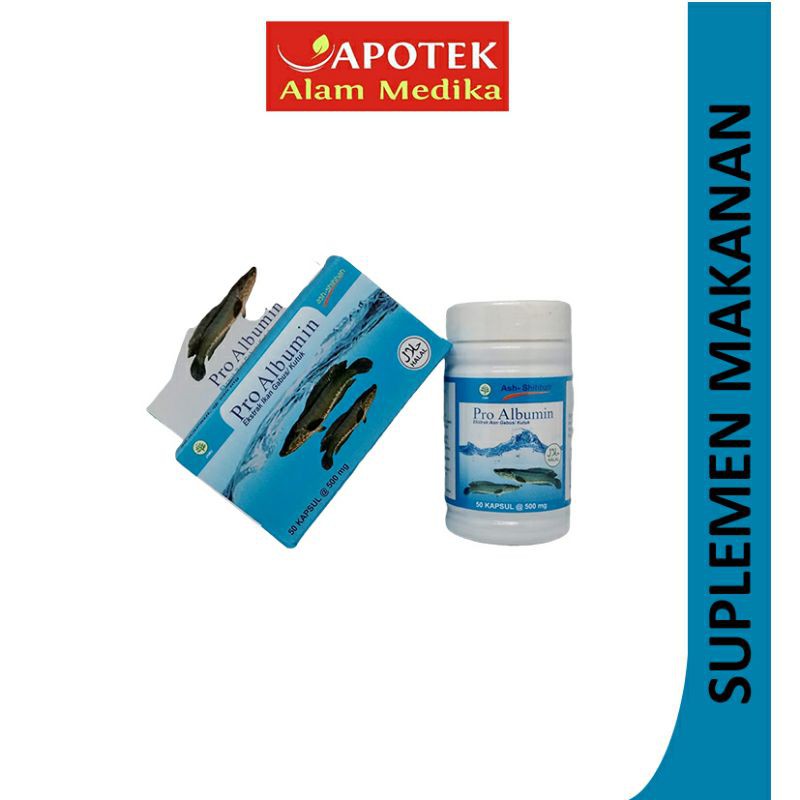 Jual Pro Albumin isi 50 Kapsul - Ekstrak Ikan Gabus / Kutuk | Shopee Indonesia
