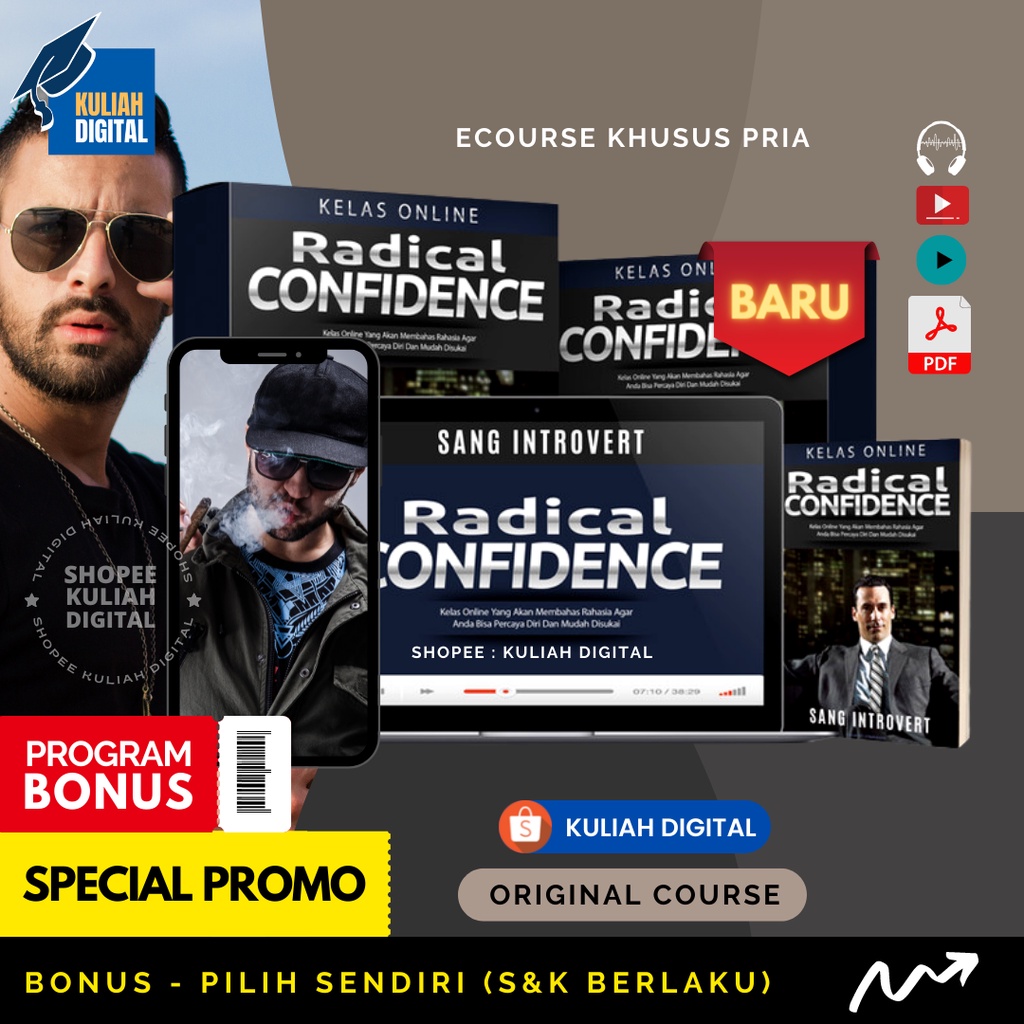 Jual RADICAL CONFIDENCE Full Complete Version - Kelas Cinta | Shopee Indonesia