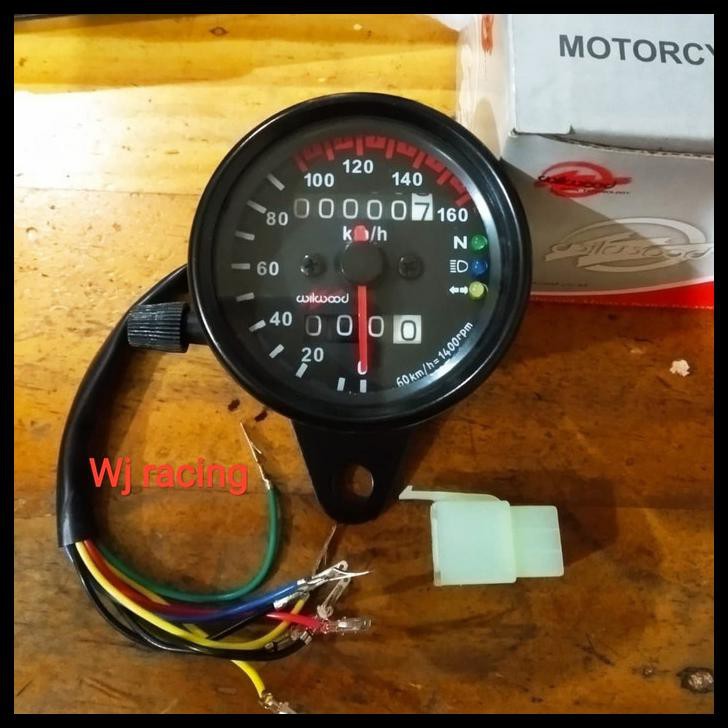 Jual Speedometer Bulat Universal / Kilometer Universal | Shopee Indonesia