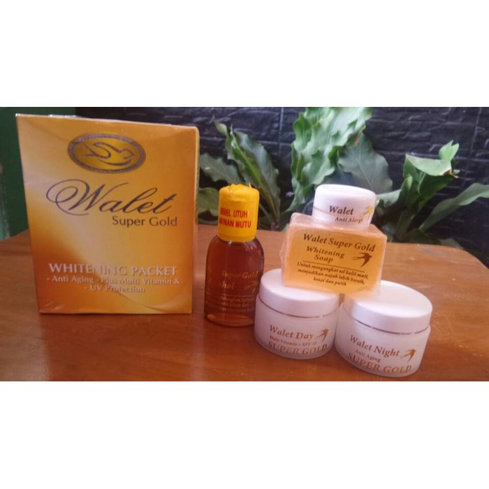 Jual WALET WHITENING SUPER GOLD 24K PREMIUM (ORI 100%) | Shopee Indonesia