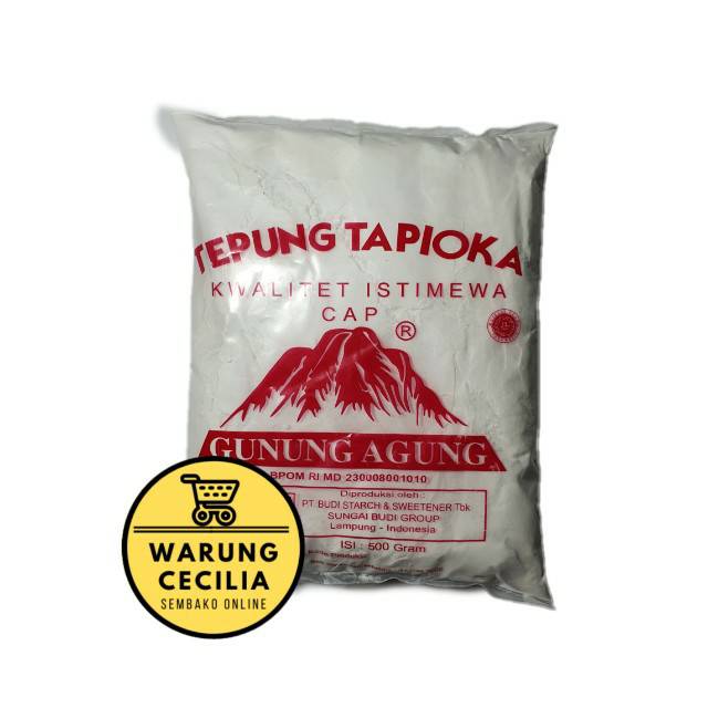 Jual Tepung Tapioka Gunung Agung Sagu 500 Gr | Shopee Indonesia