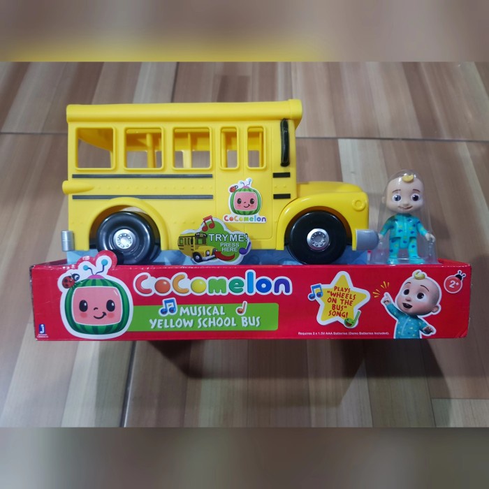 Jual Cocomelon CoComelon Musical Yellow School Bus Original | Shopee ...