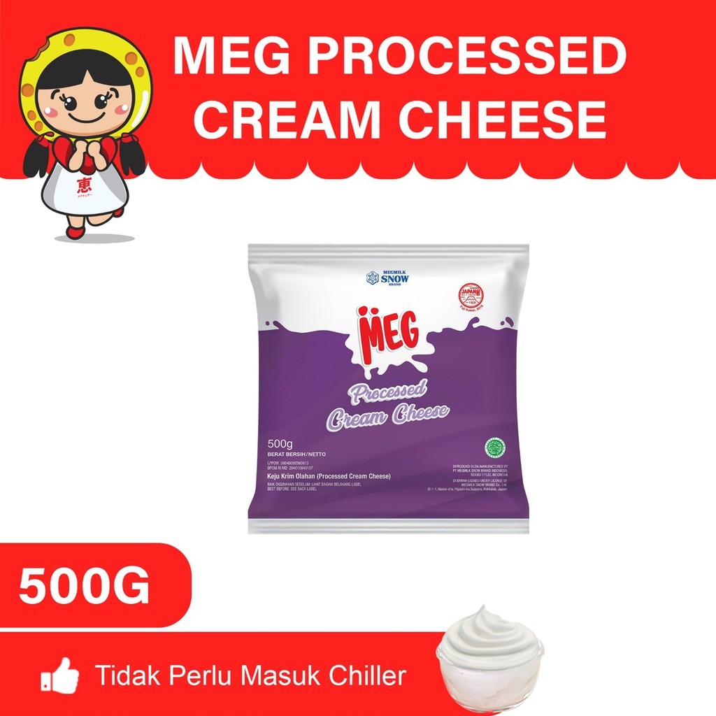 Jual Meg Processed Cream Cheese 500 gr | Shopee Indonesia
