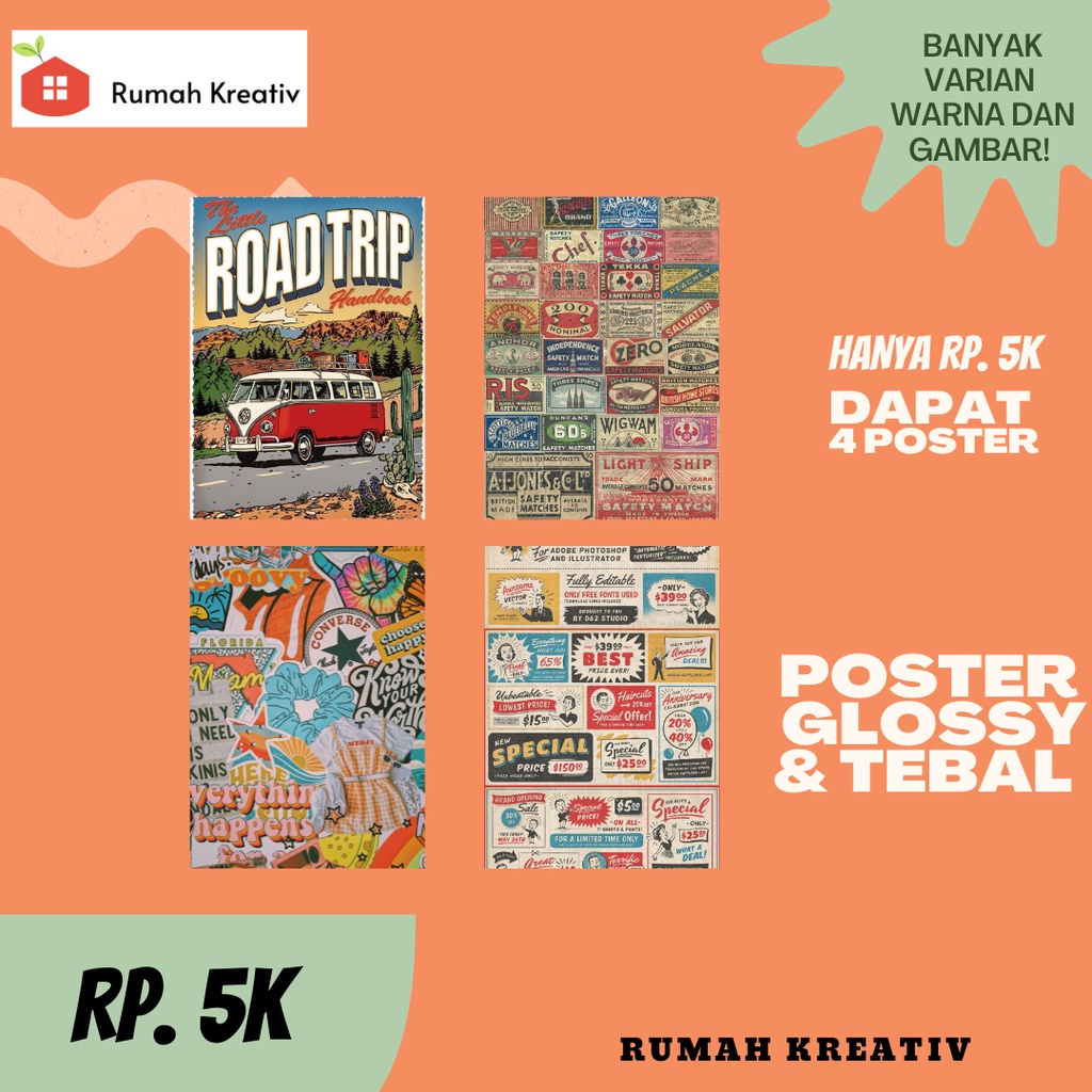 Jual (RETRO) Poster Dinding Aesthetic | Poster Aesthetic | Poster ...