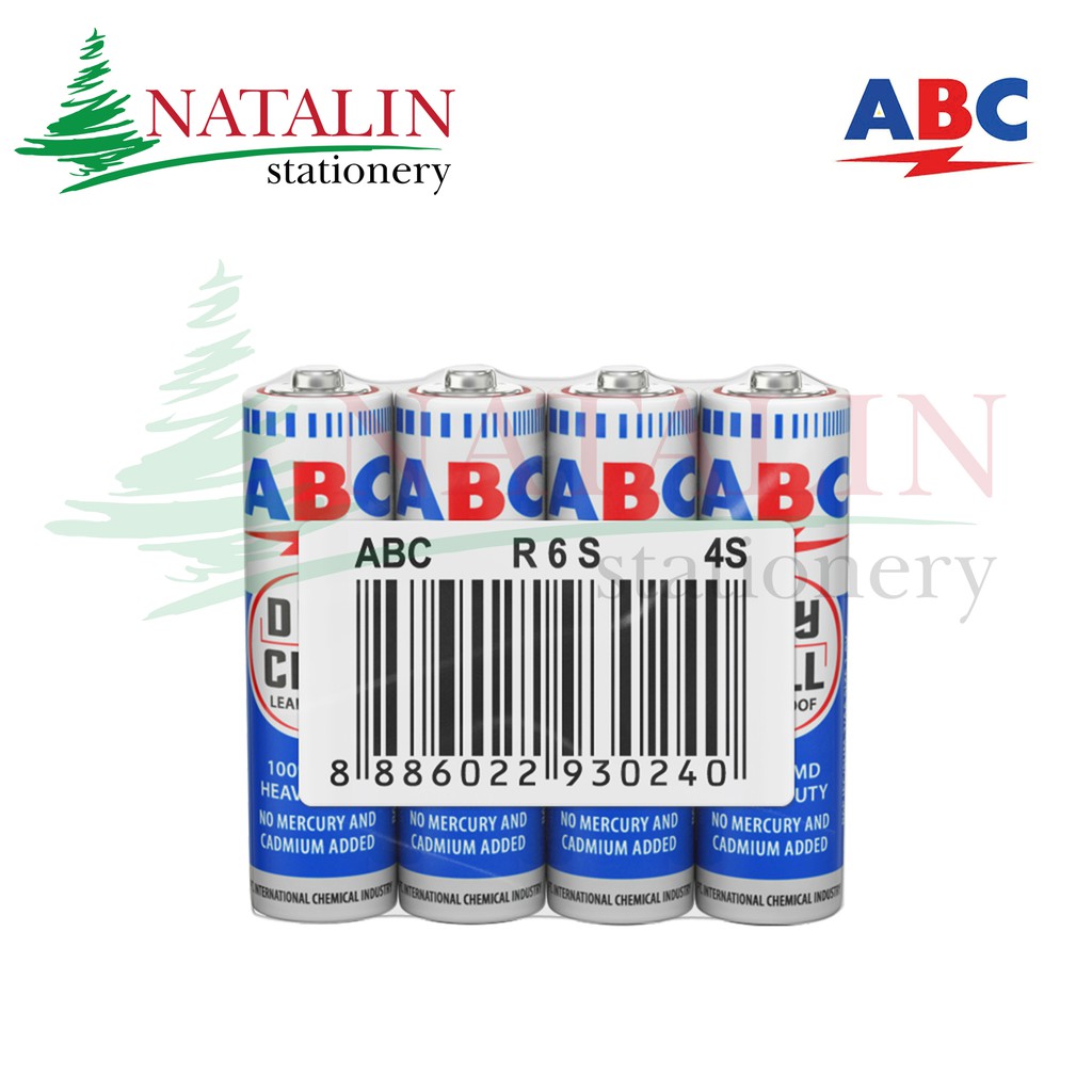 Jual Battery ABC~ AA BIRU • R6 | Shopee Indonesia