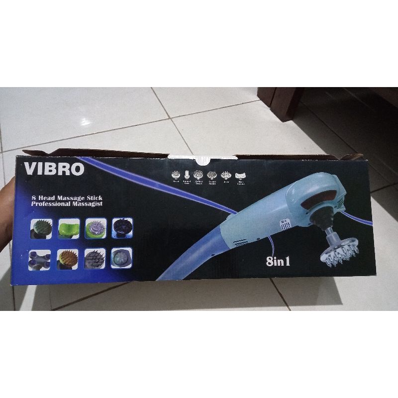 Jual Alat Pijat VIBRO Original 8in1 Head Massage Stick Professional ...
