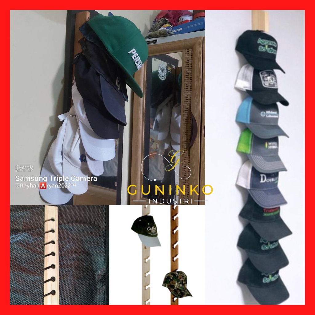 Jual Gantungan Topi dan Tas / Tempat Topi / Gantungan Topi | Shopee ...