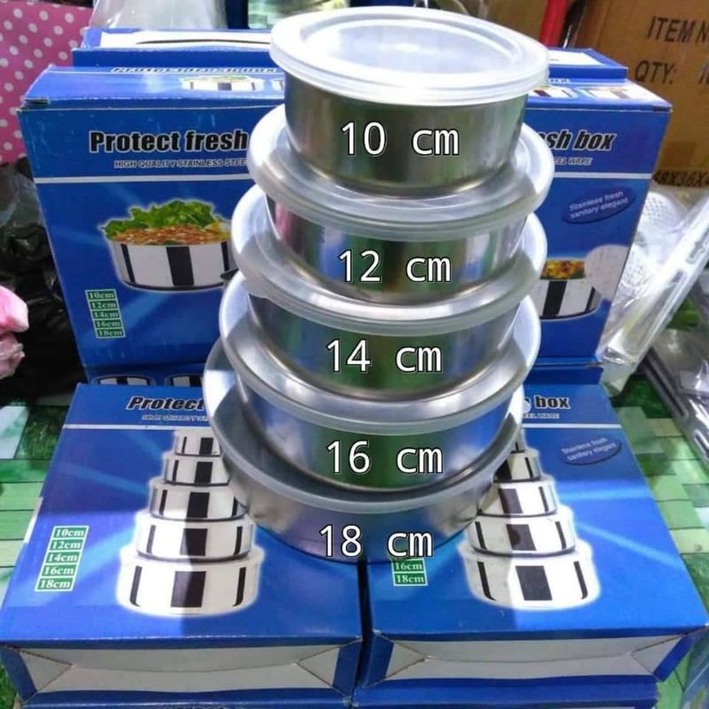 Jual RANTANG SUSUN STAINLESS ISI 5 / RANTANG BERANAK 5 TEMPAT ...