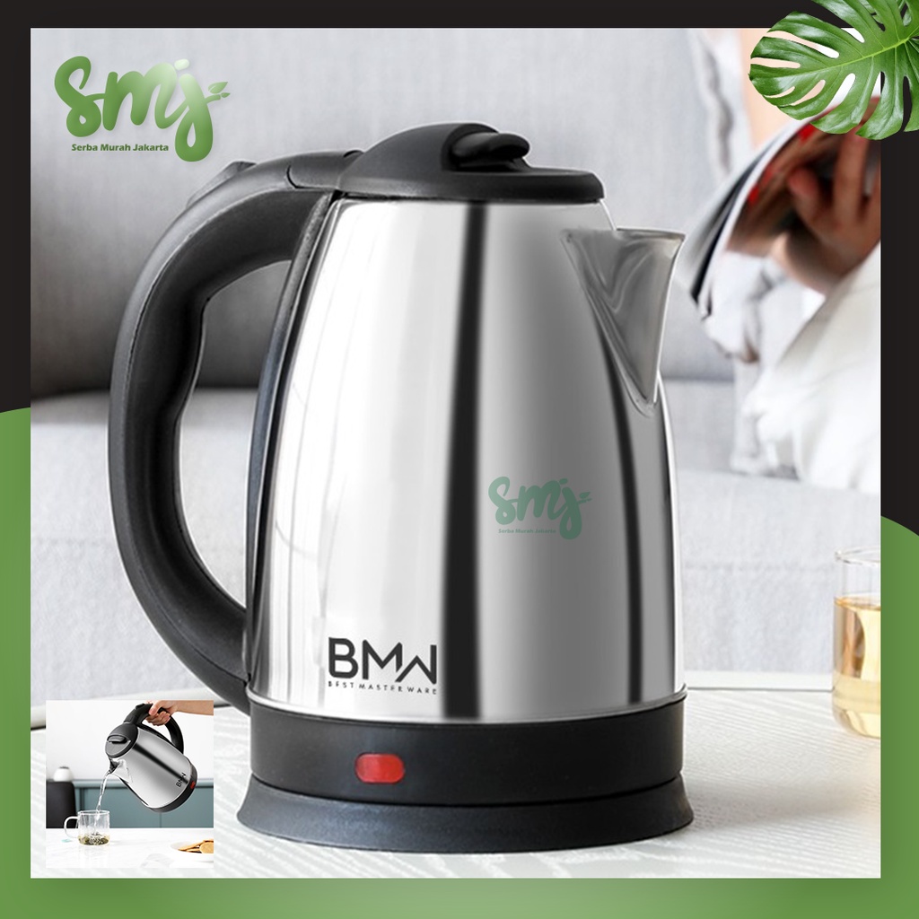 Jual SMJ - Kettle Listrik 2L Pemanas Air Electric Kettle Stainless ...
