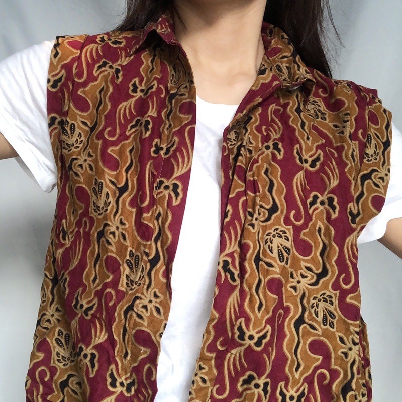Jual Batik Vest | Shopee Indonesia