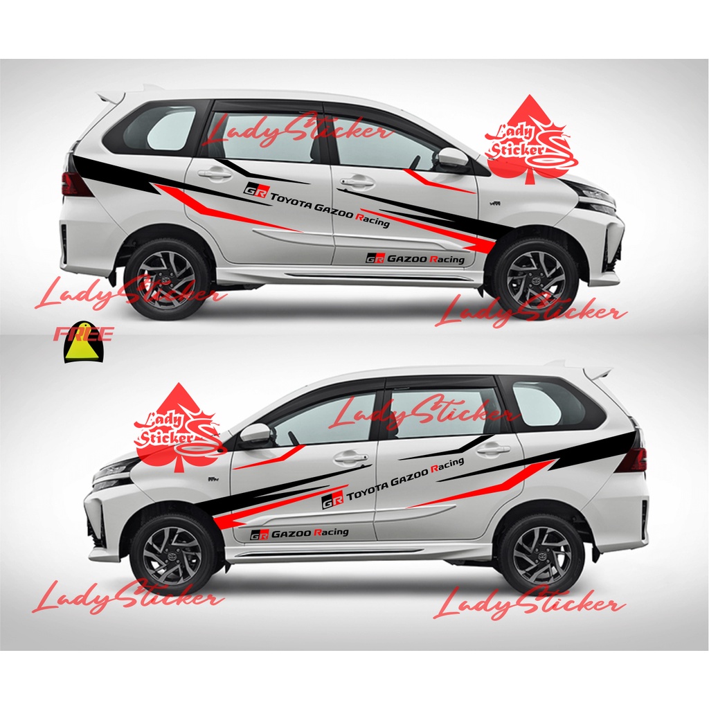 Jual STICKER TOYOTA AVANZA STICKER STIKER MOBIL TOYOTA AVANZA VELOZ ...