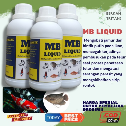 Jual Obat Biru MB Liquid 250 ml mengobati penyakit bintik putih / white ...