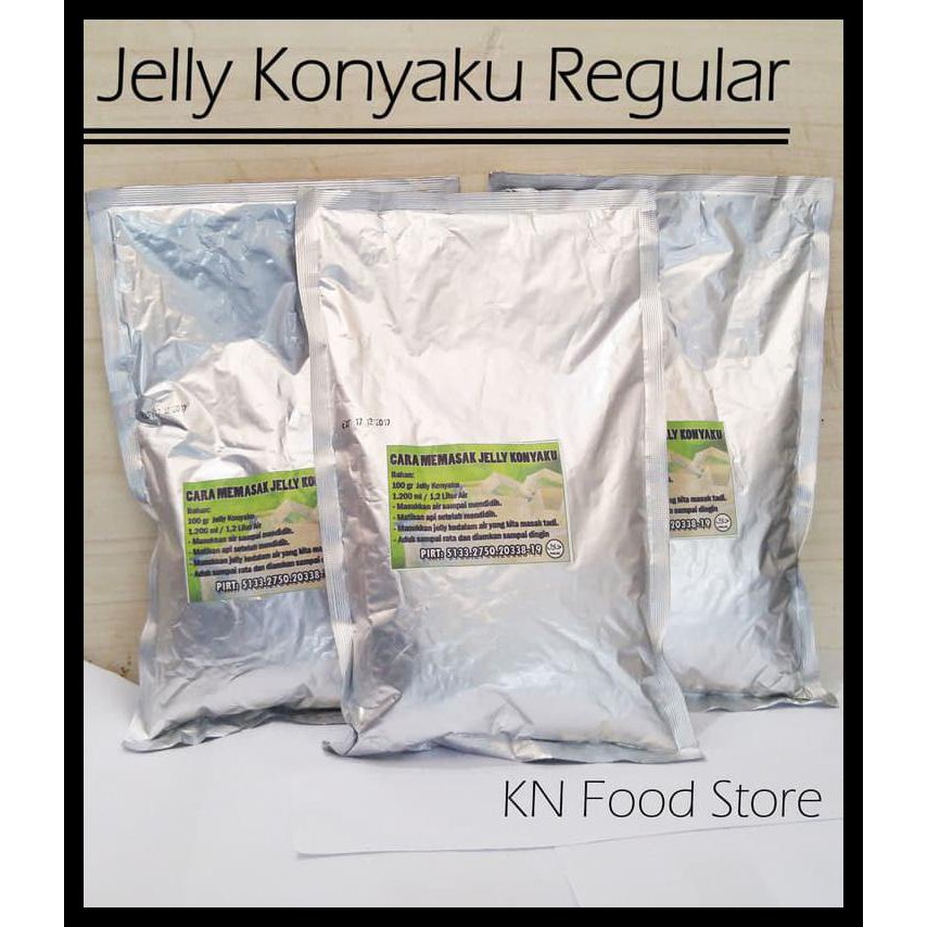 Jual Caq3 Jelly Powder Jelly Konyaku Bubuk Jelly Powder 1000 Grm Ggmk | Shopee Indonesia