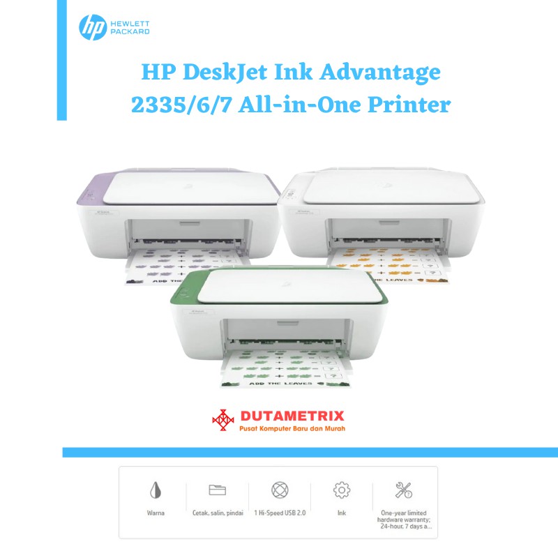 Jual PRINTER HP DESKJET INK ADVANTAGE 2336 All-IN-ONE (PENGGANTI 2135) | Shopee Indonesia